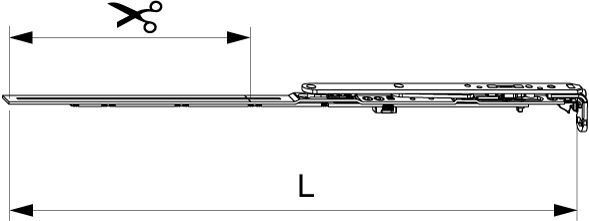 Forbice MAICO ad angolo premontata MM per aerazione destro 600 LBB 401