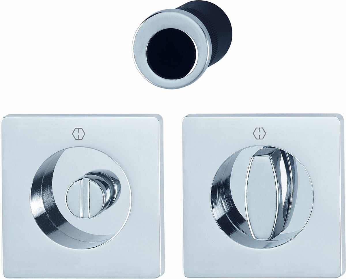 Spazio Kit 2 HOPPE modello M443 quadrato per serramento con nottolino