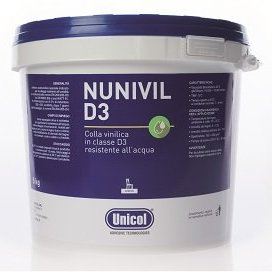Colla vinilica UNICOL modello NUNIVIL 1000 in secchiello da 25Kg