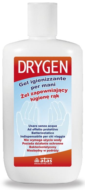 Gel igienizzante ATAS modello DRYGEN in barattolo da 250ml