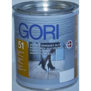 Vernice GORI modello GORI 81 per parquet e scale finitura incolore sat